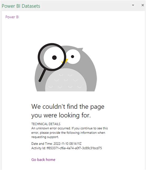 Cant Connect To Power Bi Dataset In Excel Microsoft Fabric Community