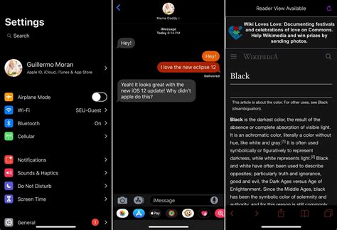 Popular Eclipse Dark Mode Jailbreak Tweak Now Available For Ios 12