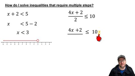 Two Step Inequalities Examples