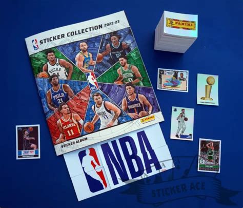 Panini Nba Basketball 2022 23 Complete Loose Stickers Set Empty