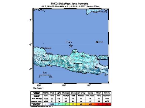Getaran Gempa Jepara 6 1 M Terasa Di Yogyakarta Tagar
