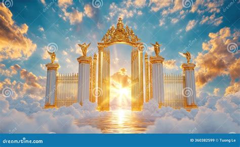 Ascending To Glory A Christian Symbol Of Hope Stairway To Heaven At