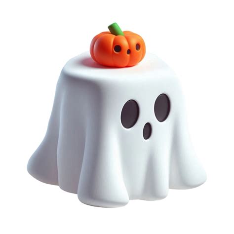 Cute White Ghost In Form Of Marshmallow Halloween Candy 47309437 Png