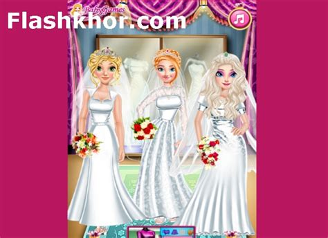 بازی سالن عروسی السا دخترانه آنلاین