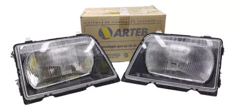 Farol Monza Original Arteb Logo Gm Lente C Detalhe Parcelamento Sem Juros