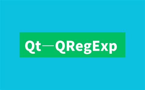 qt—qregexp 知乎