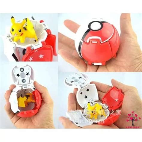 Jual Mainan Anak Pokeball Lempar Bounce Pokeball Figure Pokemon