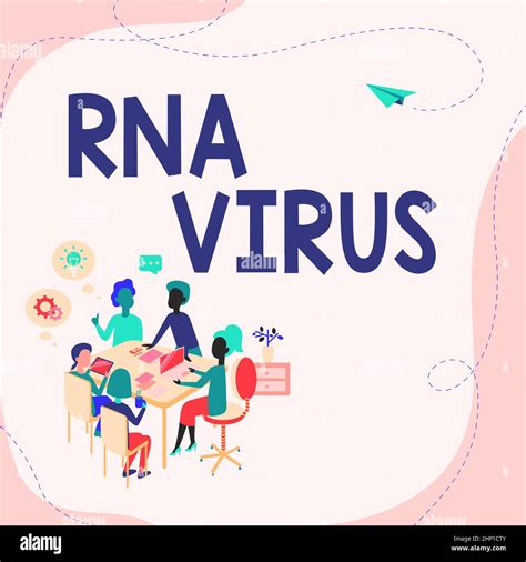 Writing Displaying Text Rna Virus Business Concept A Virus Genetic Information Is Stored In The