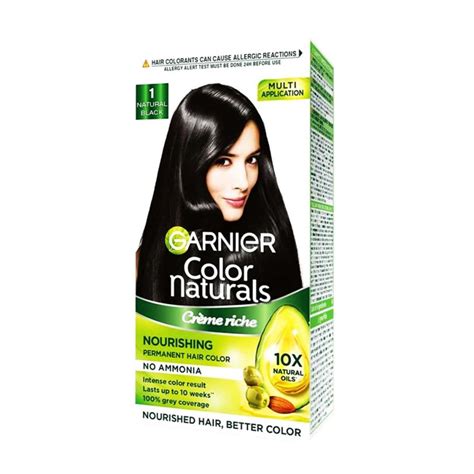 Garnier Color Naturals Nourishing Permanent Hair Color Cream 1 Natural