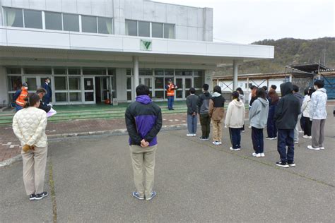 避難訓練 星槎国際芦別 星槎国際高等学校