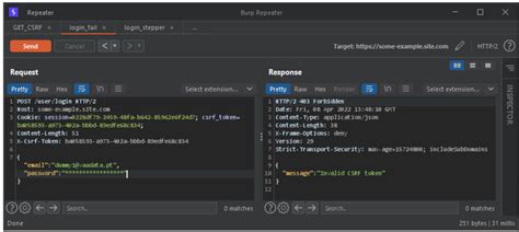 Auditing An App Protected By A Csrf Token With Stepper