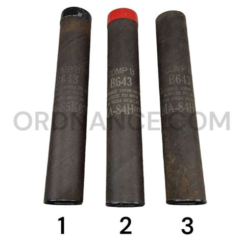 60mm Mortar Fiber Tubes For M888 Mortar Approx Length 155