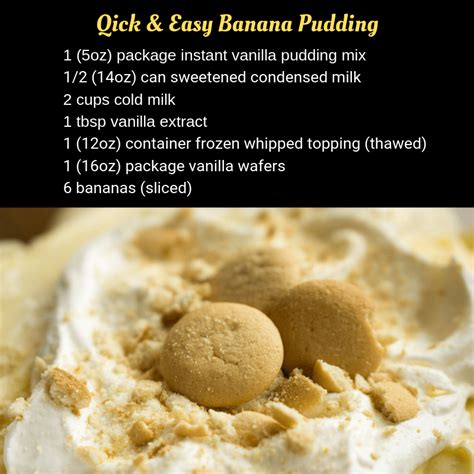 Condensed Milk Banana Pudding Recipe Besto Blog
