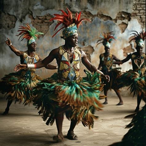 Premium Photo Photo Medium Shot Nigerian Dancers