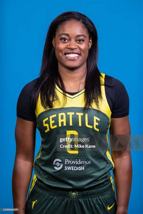 Kaela Davis Of The Seattle Storm Poses For A Head Shot During Wnba