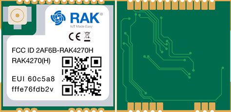 Lora® Module Rak4270 Long Range And Low Power Iot Application