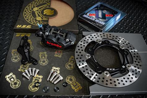 台中潮野車業 Brembo 基本對四 卡鉗套餐 Drg 實裝照 搭配 Hsc浮動碟盤 加路達金屬油管 傑能白鐵螺絲 Yahoo奇摩拍賣
