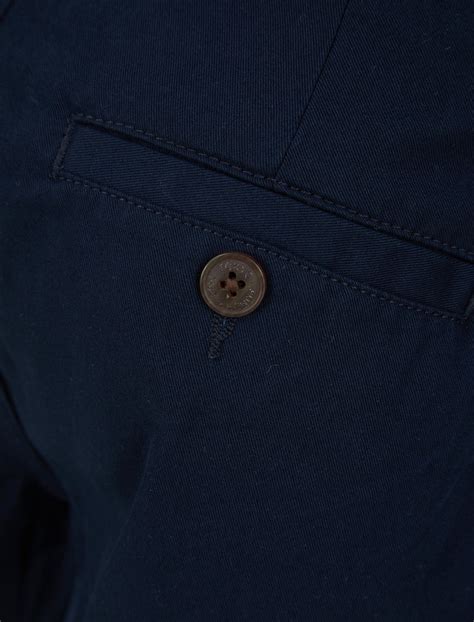 Elvio Cotton Twill Chino Shorts In Sky Captain Navy Tokyo Laundry