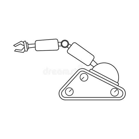 Vector Design Of Robot And Factory Icon Collection Of Robot And Space