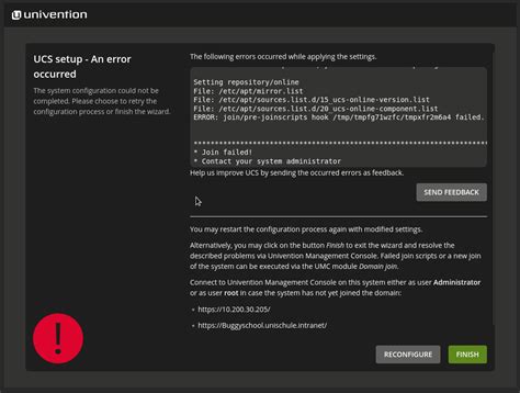 Problemucsschool Slave Join During The Installation Wizard Ends In