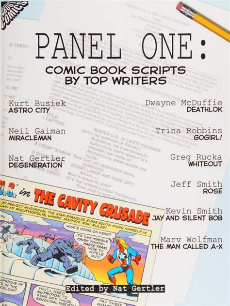 Panel One Comic Book Scripts By Top Writers Pdf