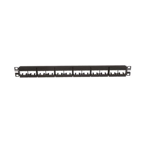 Panduit Cpp24wbly Patch Panel 24 Ports Snap In Mounting Black