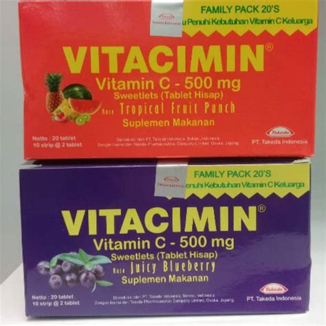 Jual Vitacimin 1box Isi 20 Tablet Shopee Indonesia