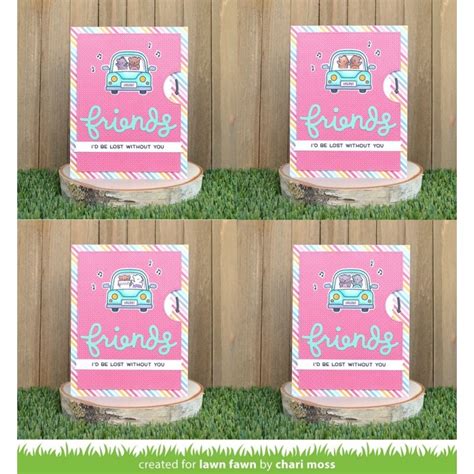 Lawn Fawn Reveal Wheel Template Car Critters Add On