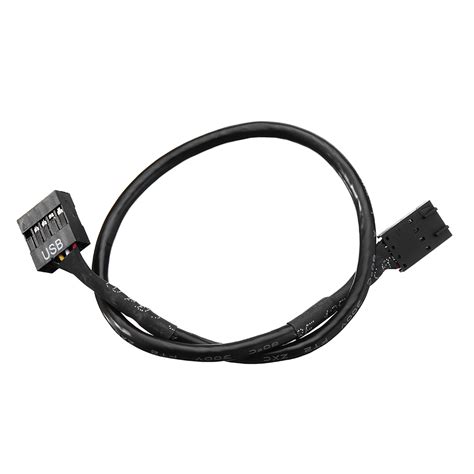 9pin Usb Header Male 1 To 2 Female Extension Splitter Cable 9 Port Mul