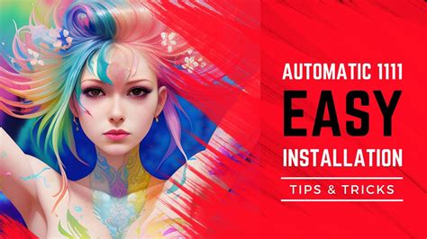 Automatic111 Easy Install Video Tutorial Youtube