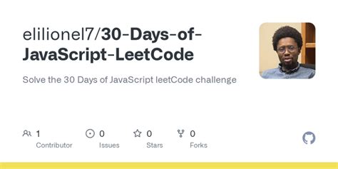 I Am Excited To Share My 30 Day Javascript Challenge Posted By Leetcode Lionel Amuzu