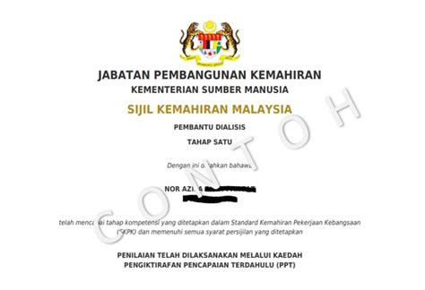 SIJIL KEMAHIRAN CONSULTATION