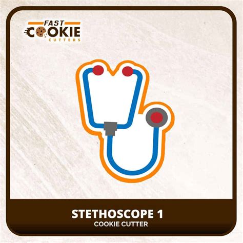 Stethoscope 1 Cookie Cutter Fast Cookie Cutters