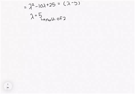 determine all eigenvalues and corresponding eigenvectors of the given