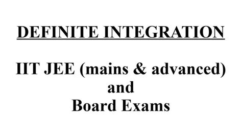 Iit Jee Introduction To Course Definite Integration In Hindi