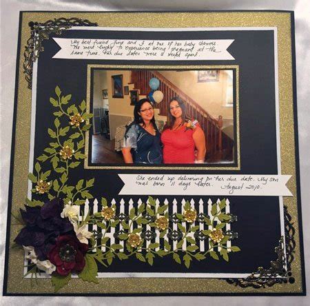 X Scrapbook Layout By Monica BFF S