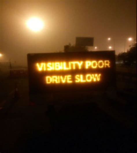 25 Car Pile Up Due To Dense Fog On Yamuna Expressway Near Delhi