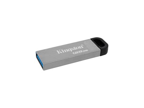 Kingston 128GB DataTraveler Kyson USB 3 2 Gen 1 Metal Flash Drive DTKN