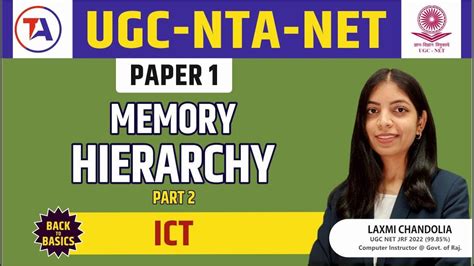 Ugc Net Paper 1 Ict Memory Hierarchy Part 2 Ugc Net December 2023