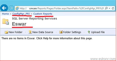 Sccm Configmgr 2012 How To Deploy Manage Reports To Specific Folder