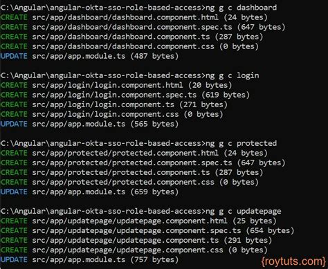 Angular Okta SSO Role Based Access Roy Tutorials