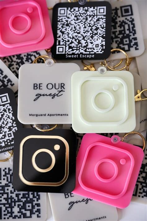 qr code keychain personalized qr code keychain business keychain