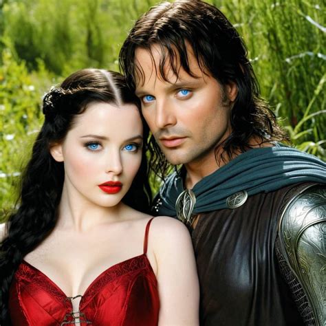 Arwen And Aragorn By Rubyrossa On Deviantart