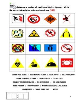 Grade 7 Year 7 ICT Computer Basics Health And Safety K ICT Workbook