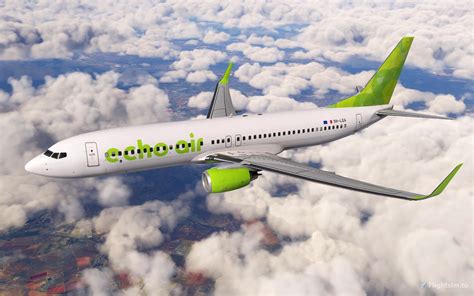 Echo Air Boeing 737 800 Pmdg Bw 9h Lga Fictional For Microsoft Flight