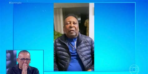 Lutando contra câncer Pelé ressurge na TV e Galvão Bueno chora