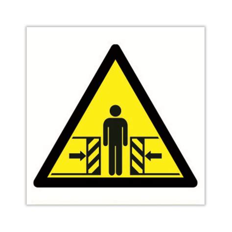 Peligro Riesgo De Aplastamiento Pictograma Ebersign