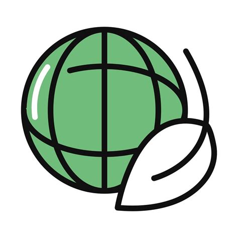 Globe Et Feuille écologique 3719274 Art Vectoriel Chez Vecteezy