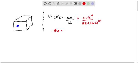 Solved A Find The Net Electric Flux Through The Cube Shown In Figure P B Can You Use