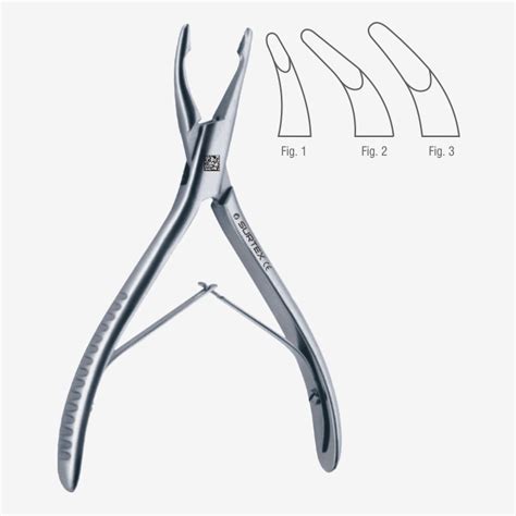 Surtex® Small Luer Bone Rongeur Sharp Cutting Edges